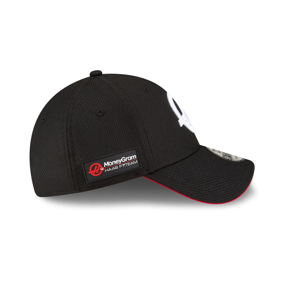Haas Racing F1 New Era 9Forty 2024 Team Black Baseball Hat - 60505563