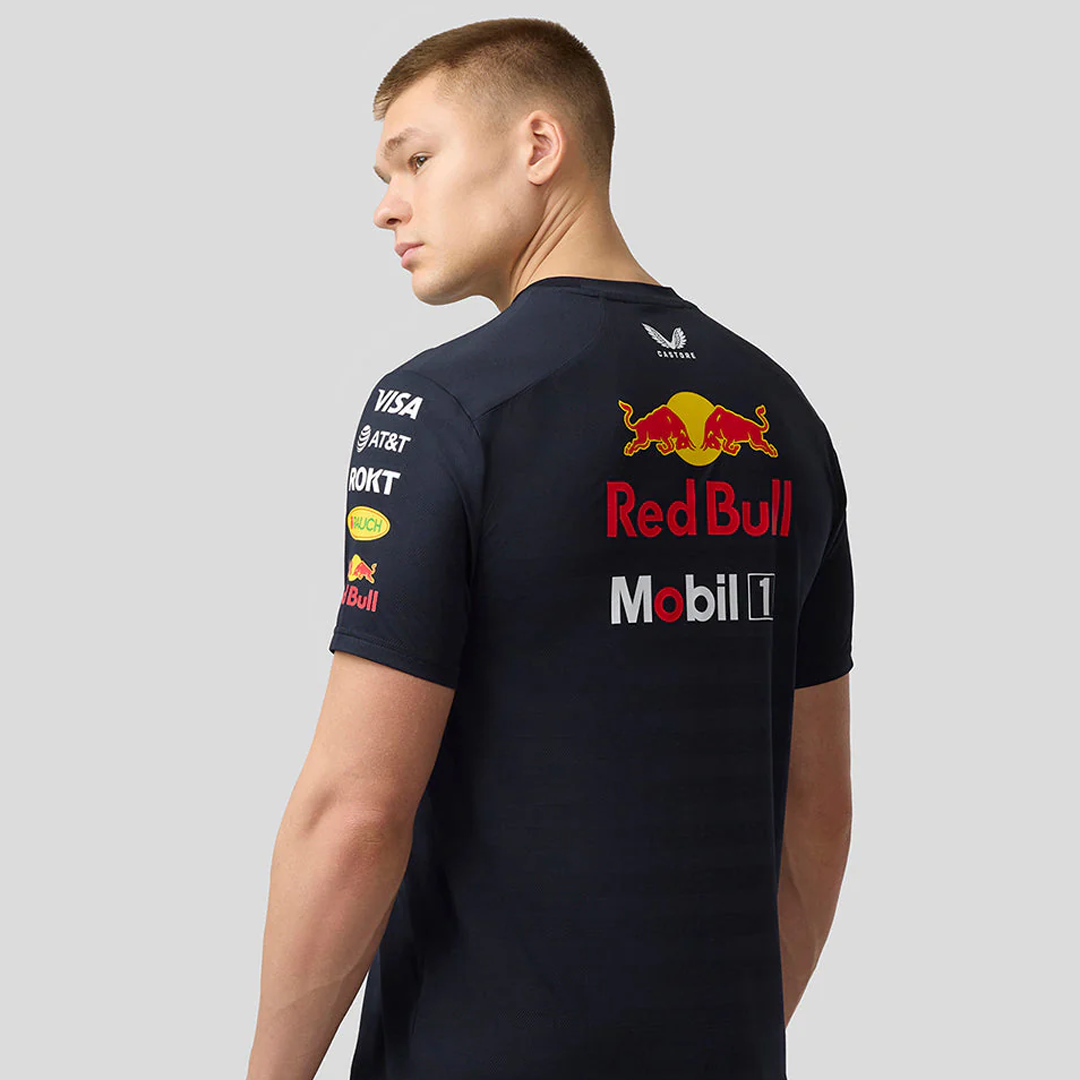 Red Bull Racing Mens Teamline Set Up T-Shirt - TM9866